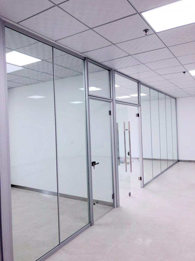 Acoustic Customized Soundproof Modern Office Glass Partition Walls