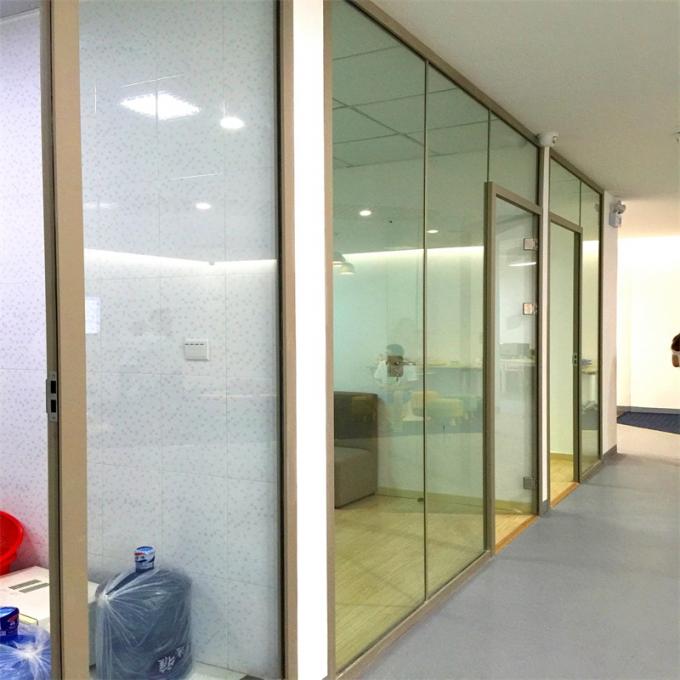 Factory Direct Office Glass Partition Walls Aluminium Channel Glass Wall