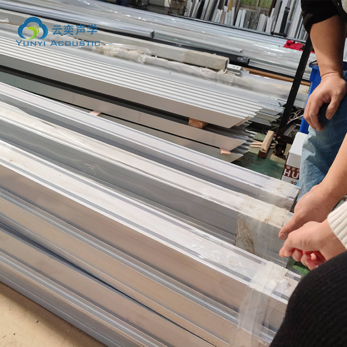 STC 44db Aluminum Profile Hanging Room Partition With Seal Strip