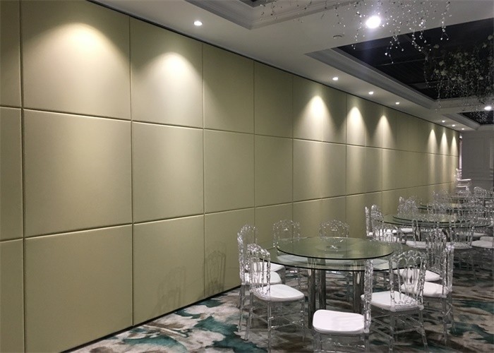Fireproof Foldable Partition Walls Commercial With Wooden And Aluminum ...