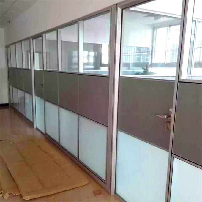Office Partition Glass Walls Half Height Modern Room Divider
