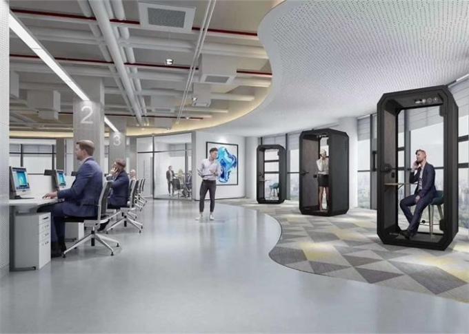 Movable Office Work Booth For 1 Person