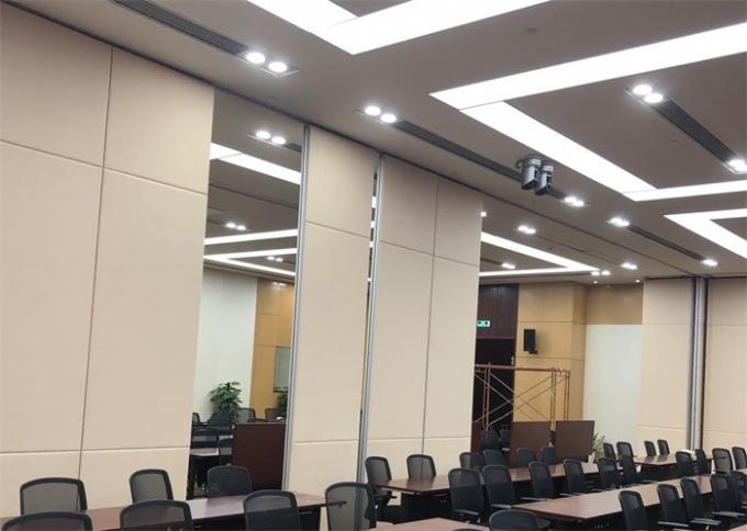 Wooden Sliding Removable Wall Partitions Noise Proof For Banquet Hall