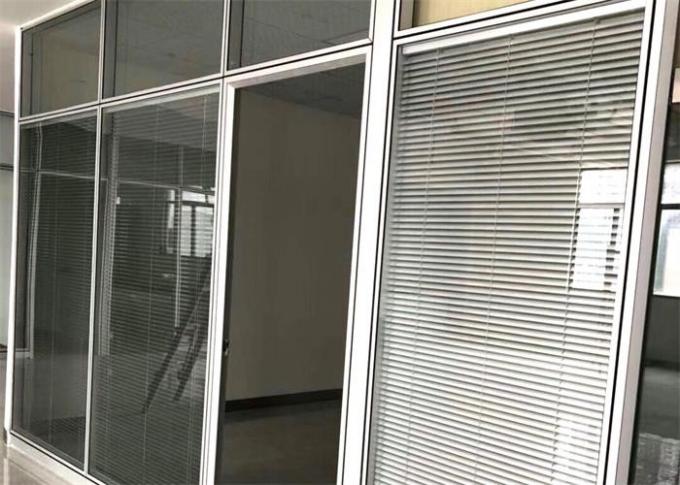 Full Height Office Glass Partition Walls Steel Lobby Partition Design