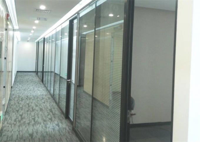 External Classic Office Glass Partition Walls Demountable Glass Partitions
