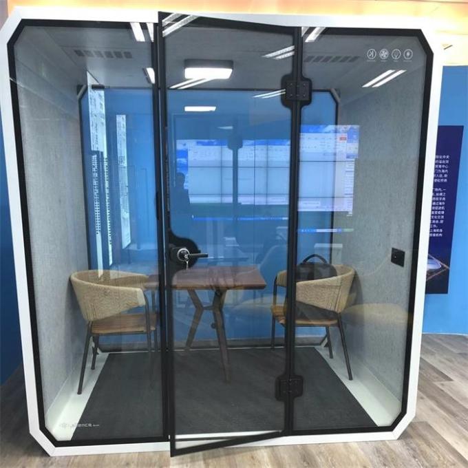 Multisize Soundproof Meeting Pod With Glass And Aluminum Material